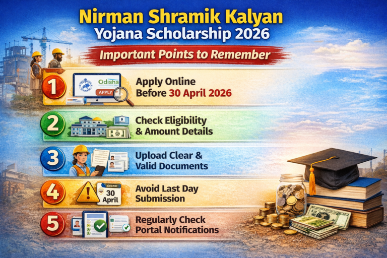 Nirman Shramik Kalyan Yojana Scholarship 2026: Apply Online Now, Check ...