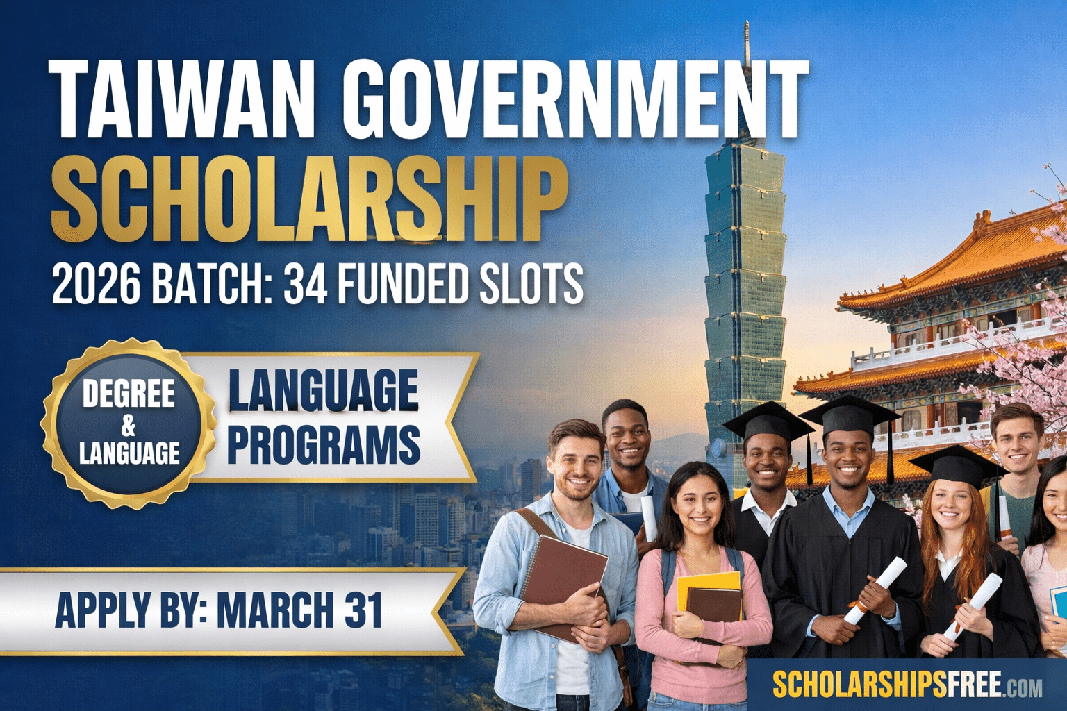 Taiwan Scholarship 2026: MOE Degree & Huayu HES Apply Guide